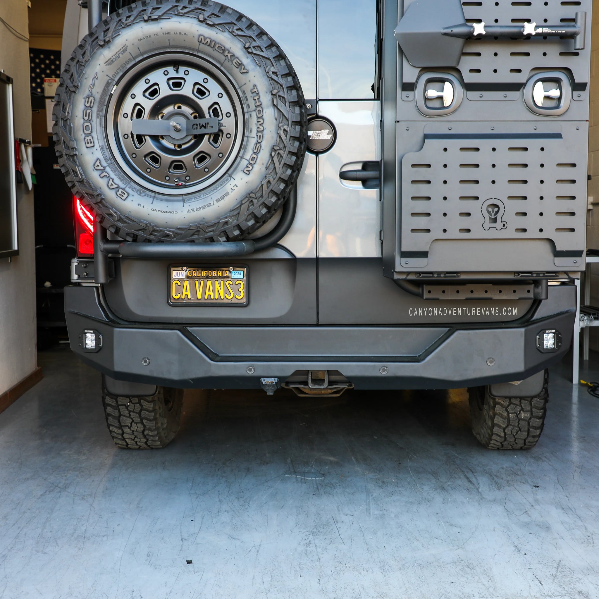 Roambuilt Mercedes Sprinter Rear Bumper (2019+) | Aluminum Step