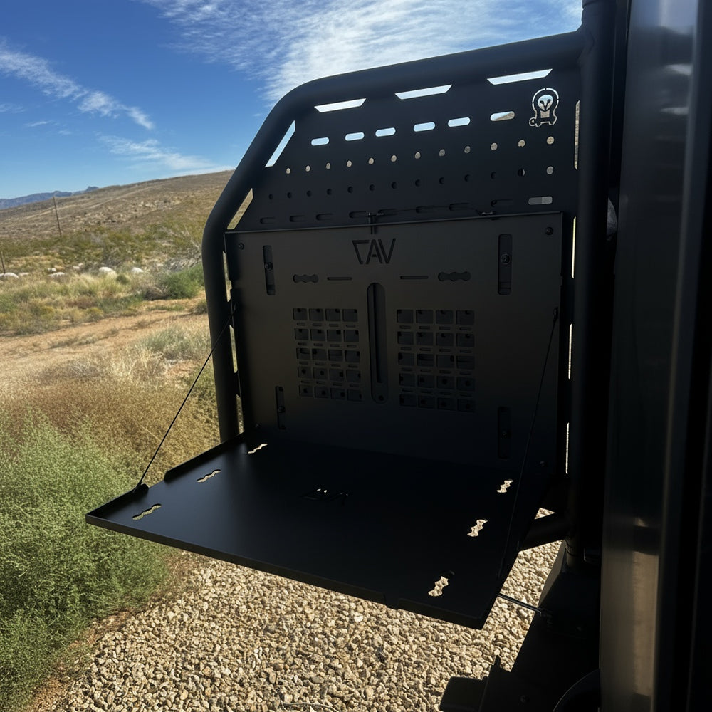 Ekko Exterior Drop-Down Table | Powder-Coated Aluminum
