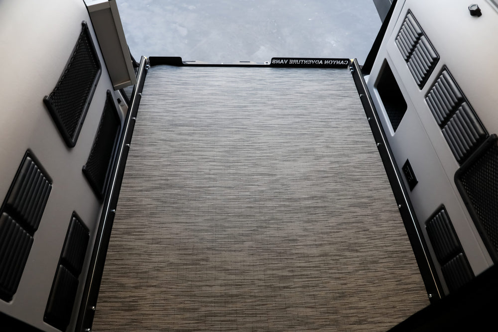 Sprinter Van Garage Slide Out Deck | Expand Your Adventure Space