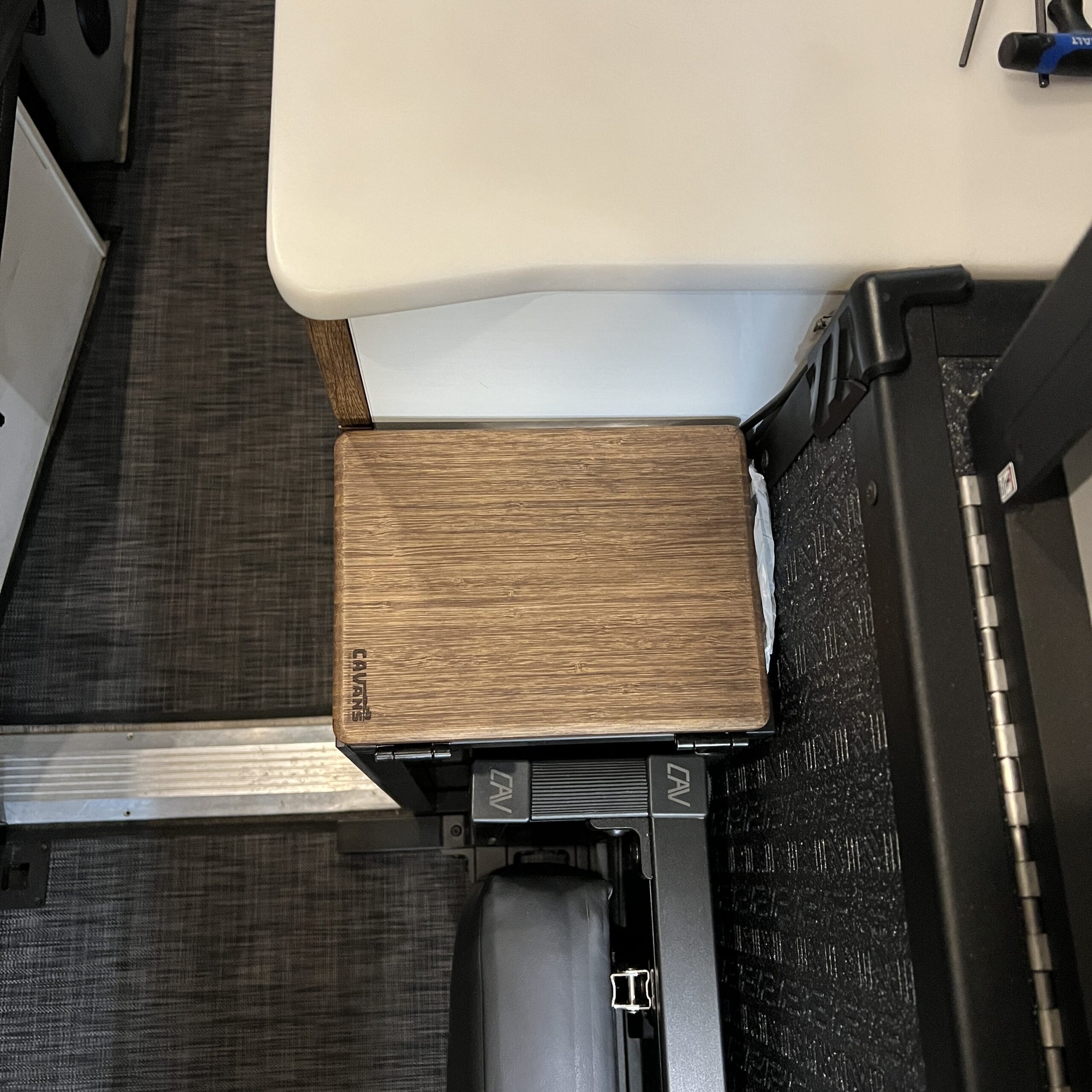 Custom Trash Can for Storyteller Mode Vans – Perfect Galley Fit