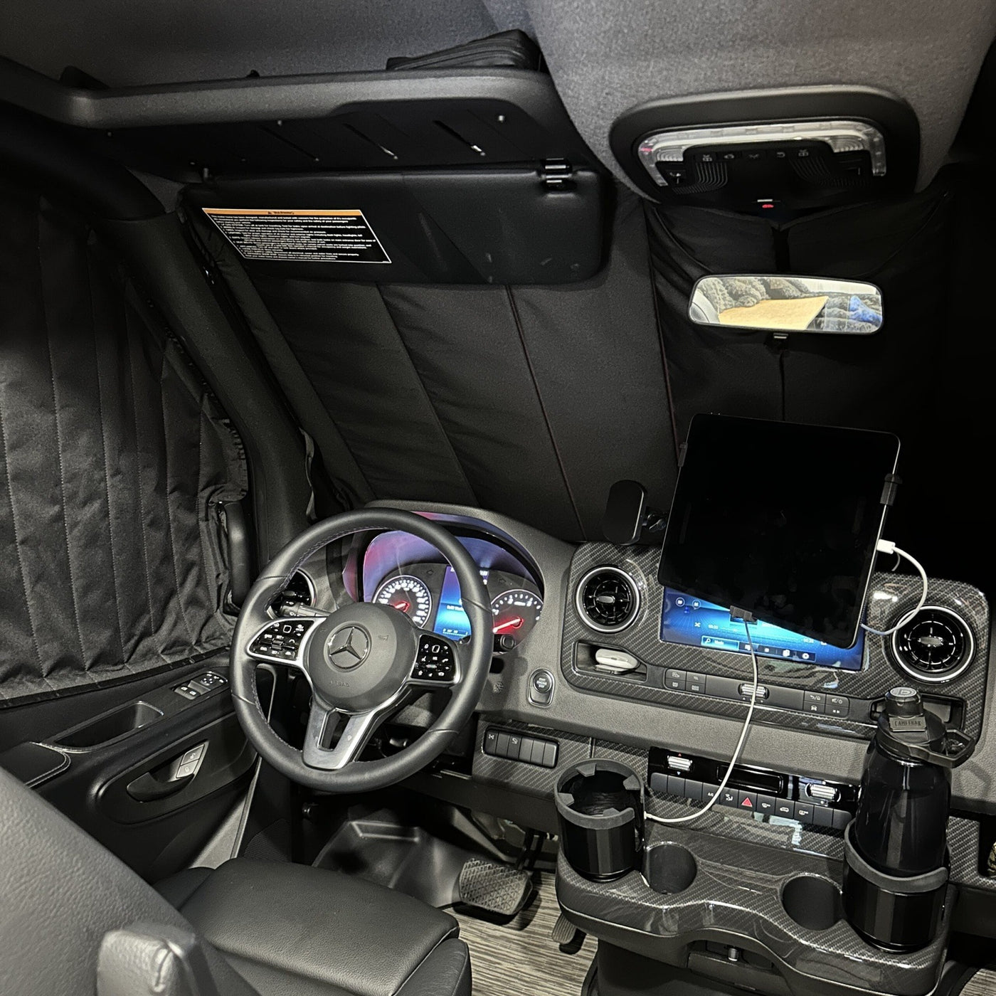 CLIMA-SHADE Insulated Front Windshield Cover for Sprinter Vans