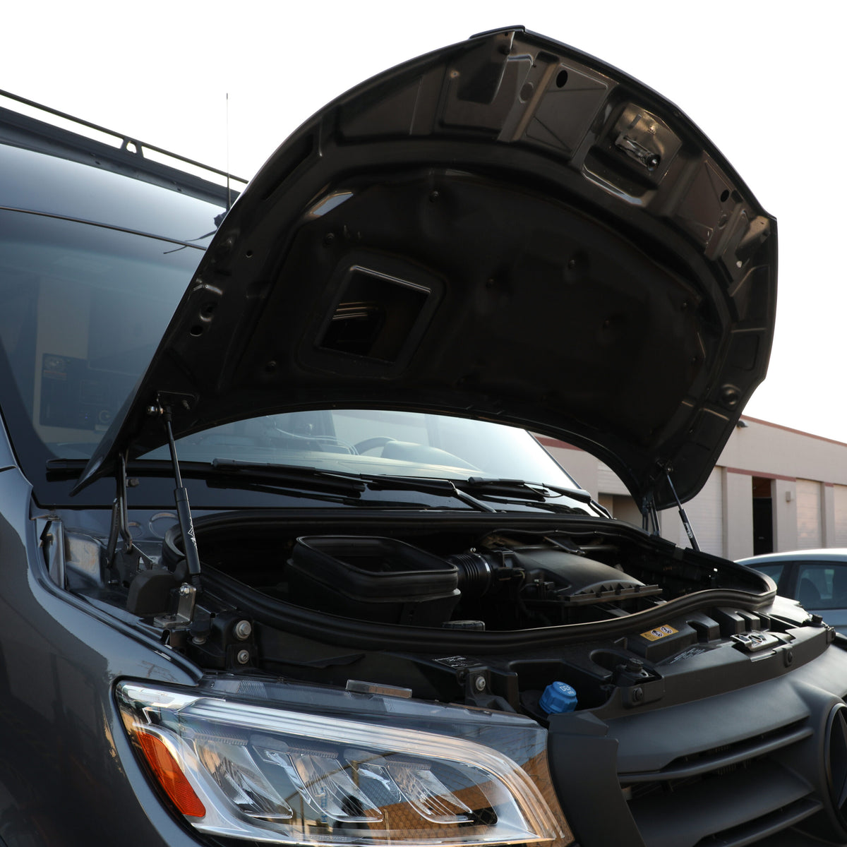 CAtuned Off-Road Hood Struts for Mercedes Sprinter 2019+